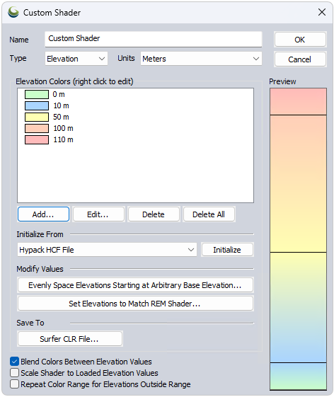 Shader Options 