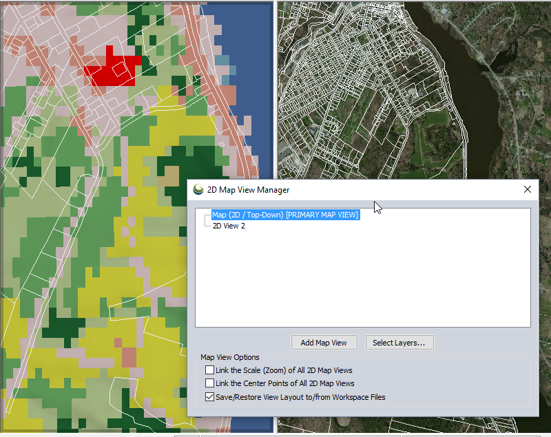 Multiple 2D Map Views