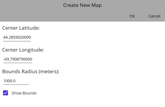 Create New Map