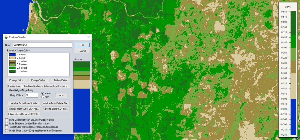 Custom Shaders for Gridded Data in Global Mapper