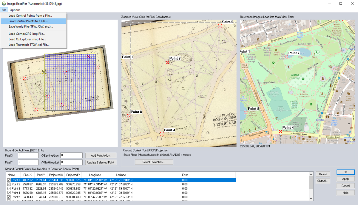 How to Georeference an Image in GIS