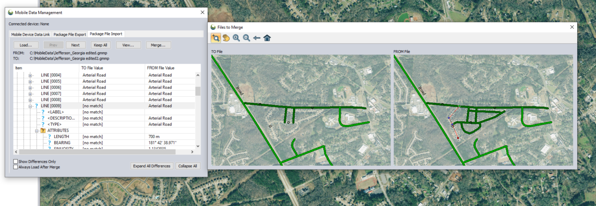 How Inspect and Compare Data Gathered in Global Mapper Mobile