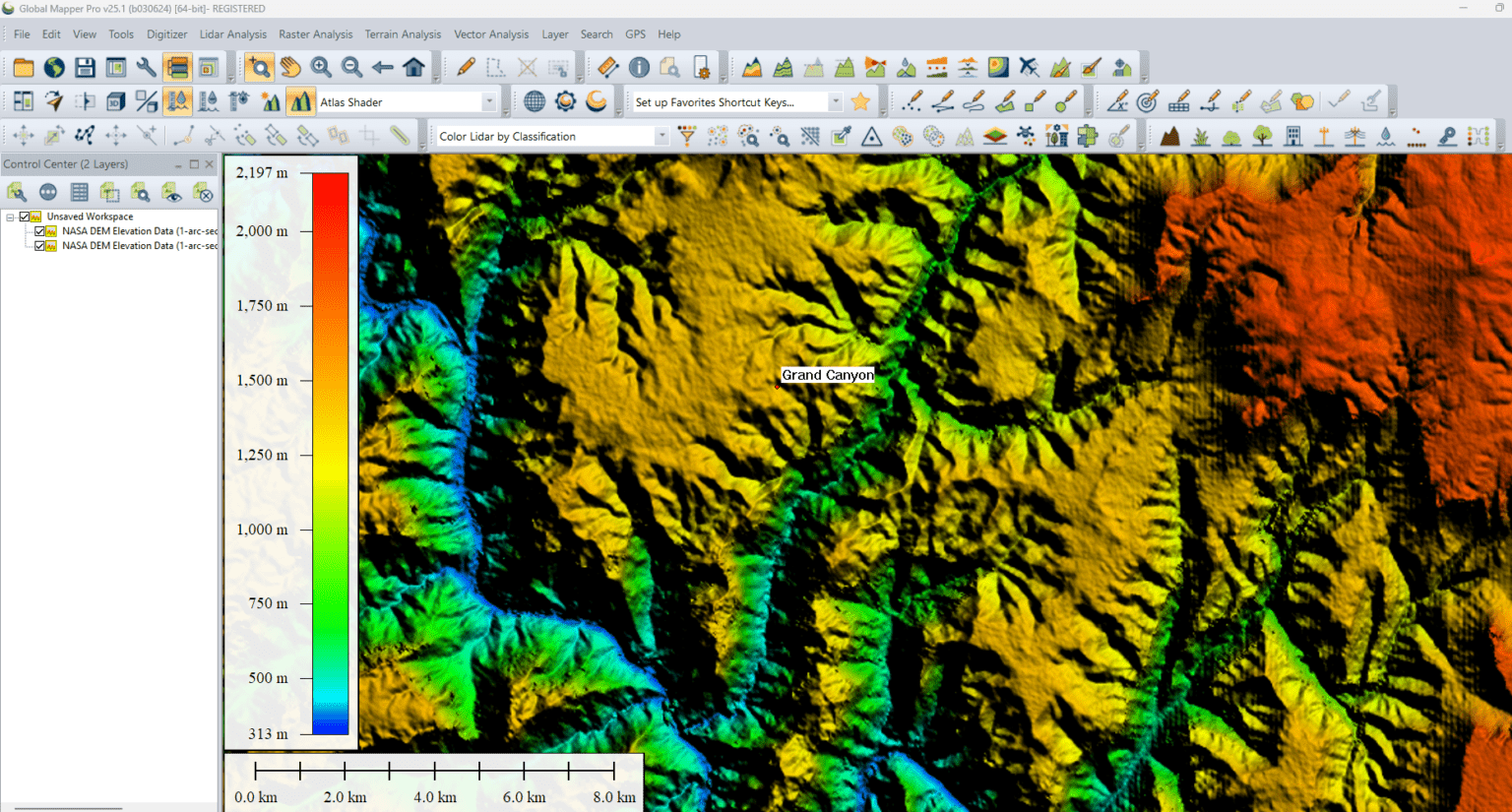 Free Elevation Data Sources to Use in Global Mapper - Blue Marble ...