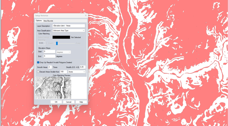 Easily Created Slope Maps in Global Mapper
