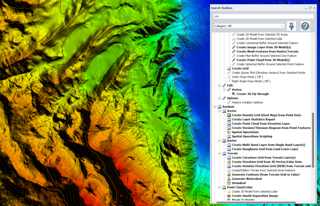 Improved Ease-of-Use, Editing, and Data Support in Global Mapper v26.0